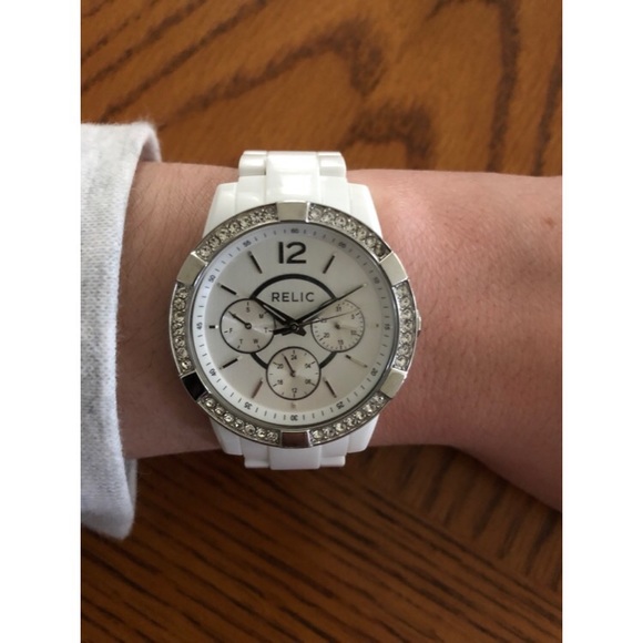 Relic | Accessories | Relic White Watch | Poshmark